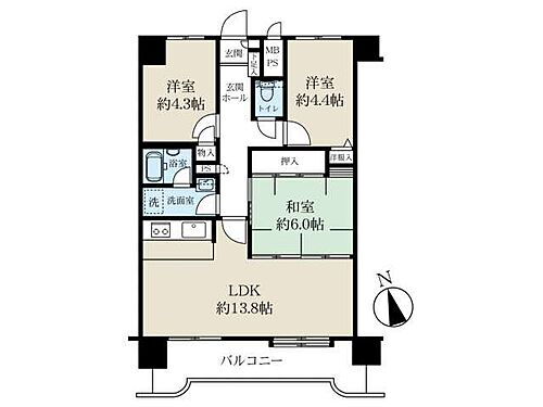 【goo住宅・不動産】ライオンズマンション千秋公園第2 4階 3LDK 物件情報 [432218960000010]｜中古マンション